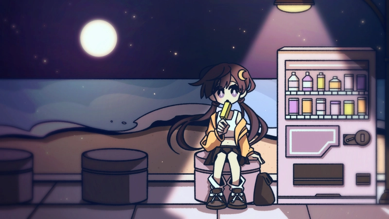 몽글 캐릭터 배경 일러스트 | Bwon | CREPE